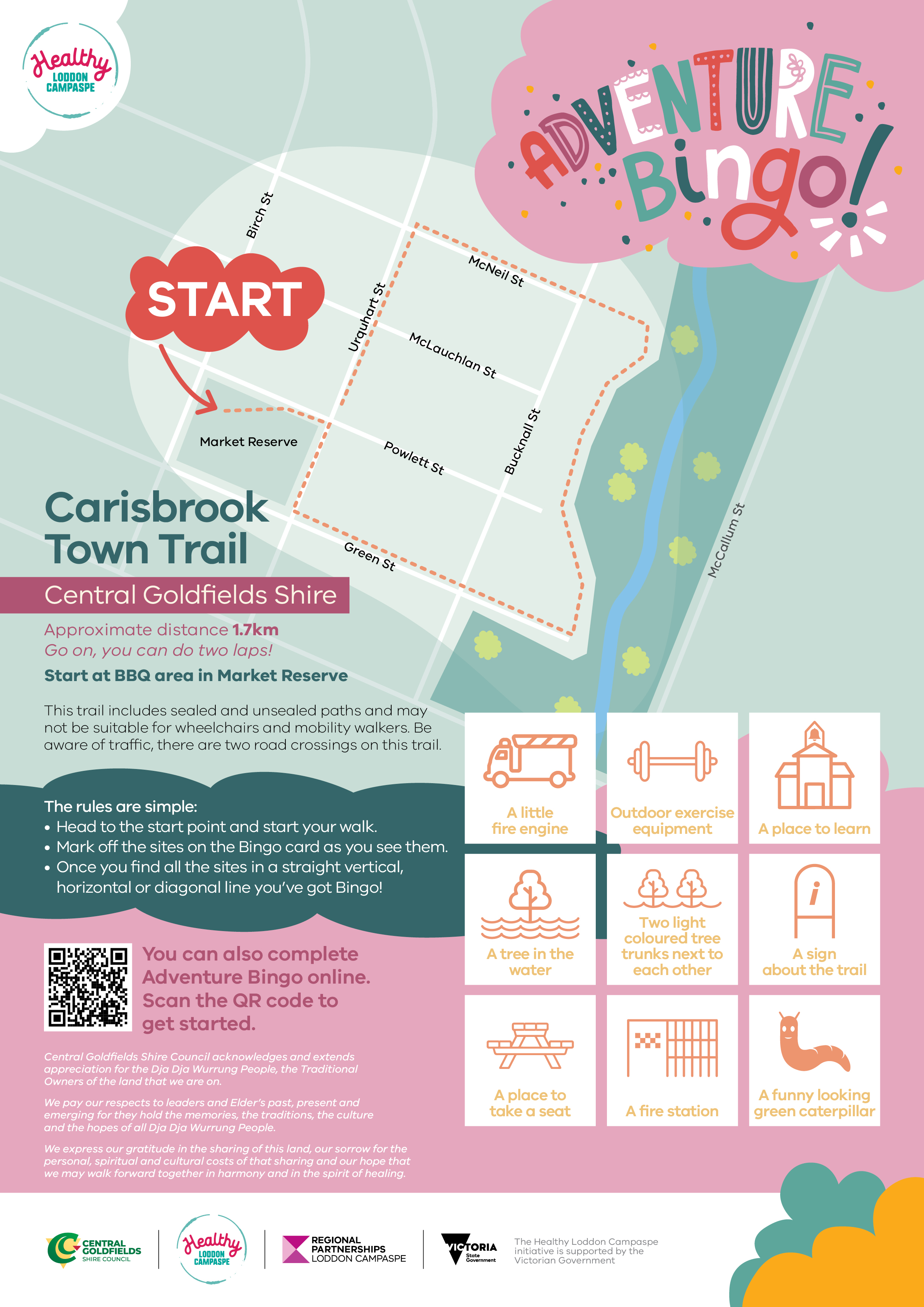 HLC Adventure Bingo - Carisbrook | Healthy Loddon Campaspe