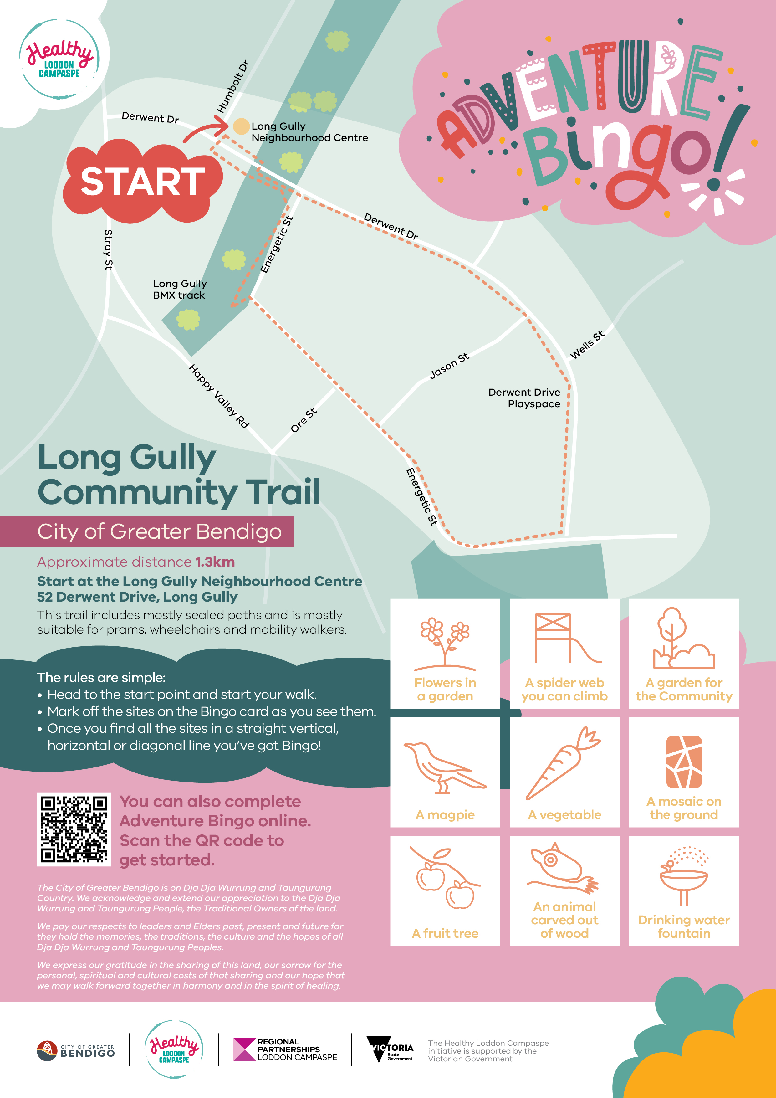 HLC Adventure Bingo - Long Gully | Healthy Loddon Campaspe